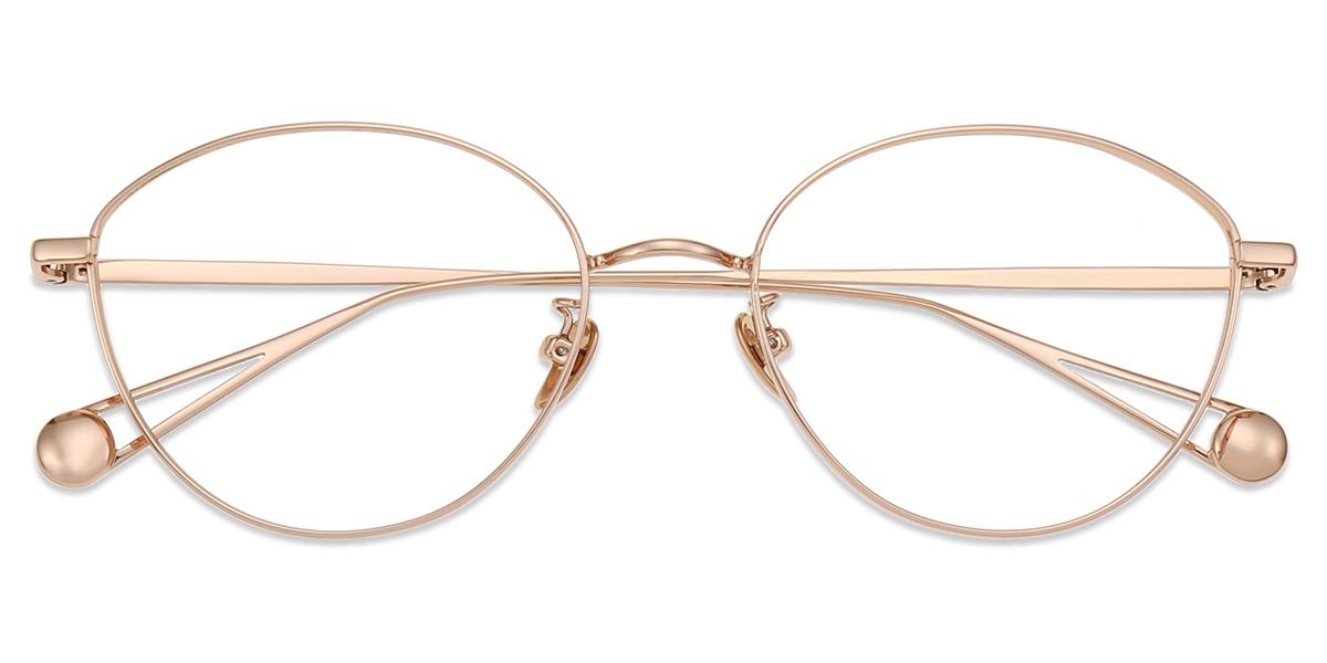 Women's full frame Metal eyeglasses | Firmoo.com