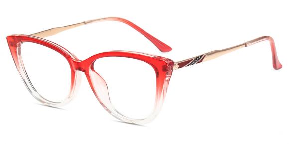 Women's full frame Metal & TR eyeglasses | Firmoo.com