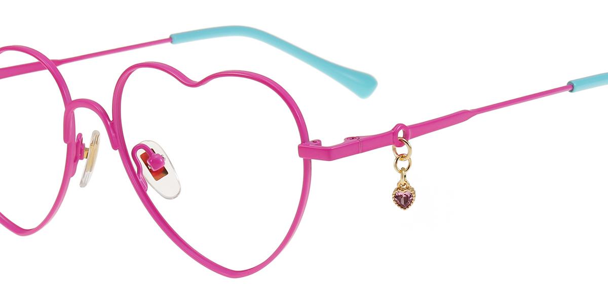 Women's Heart Glasses Judy151 in Bright Pink | Firmoo AU