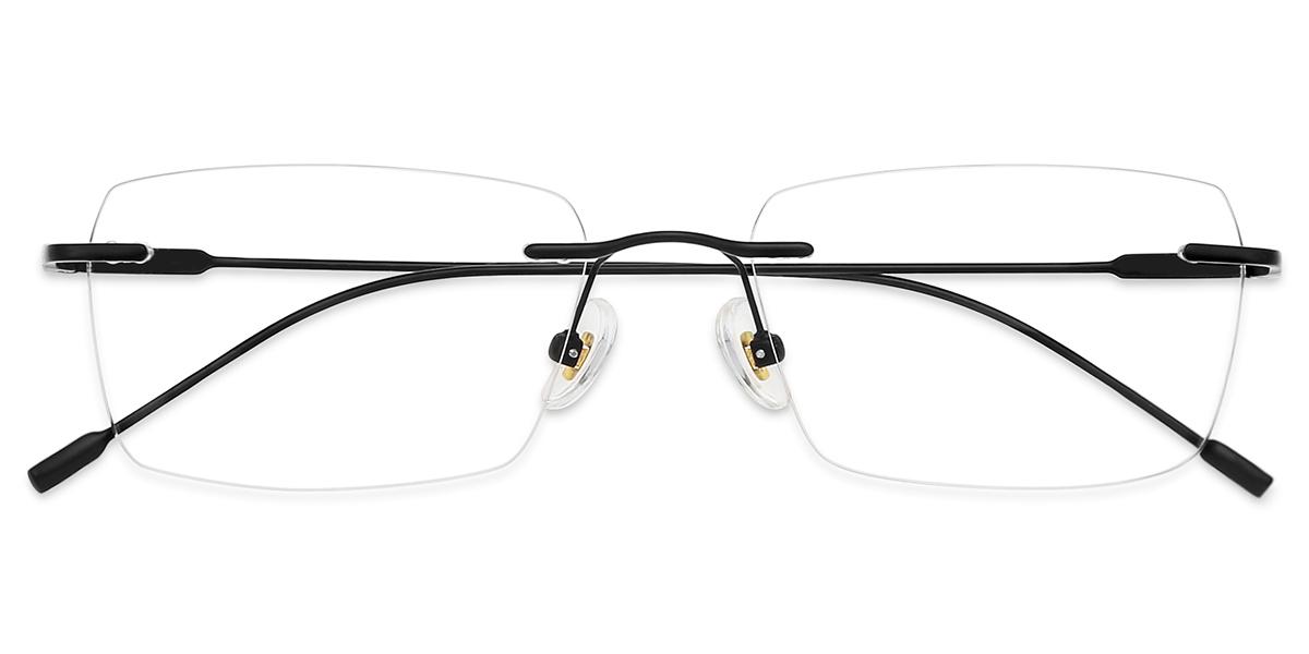 Unisex rimless Titanium eyeglasses | Firmoo.com