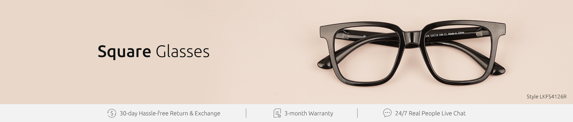 Square Glasses | Buy Cheap Square Prescription Eyeglasses Frames Online ...