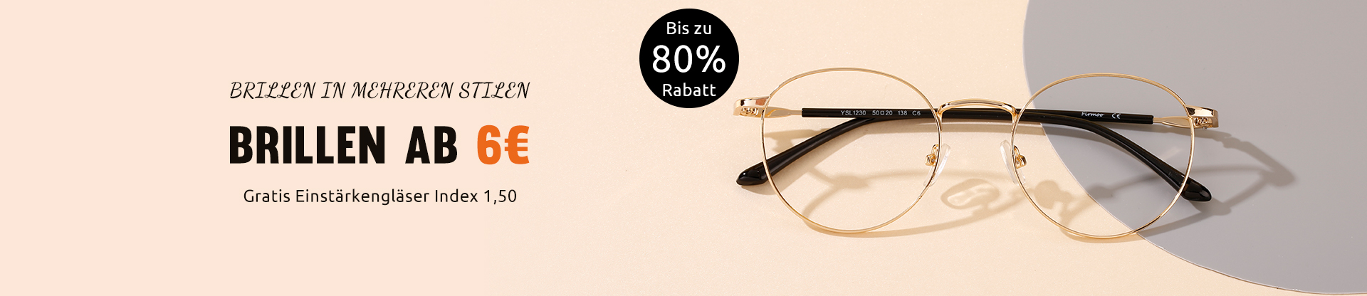 Brillen online ab 6€ | Brillen mit Sehstärke | Firmoo.de