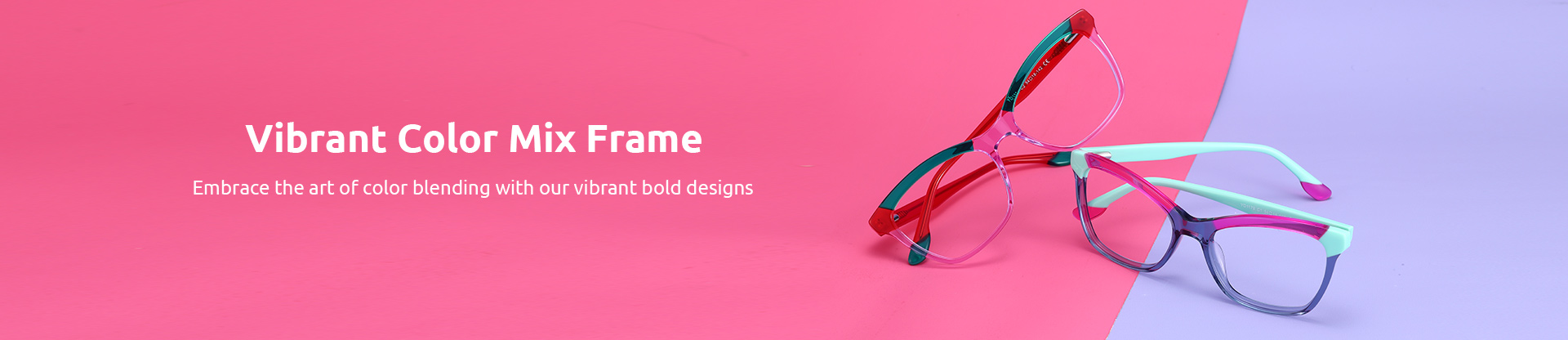 Vibrant Color Mix Frame | Firmoo.com